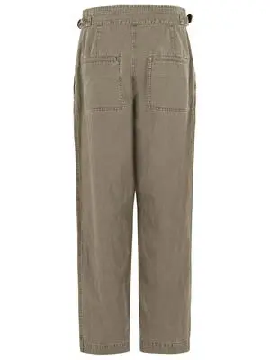 Isabel Marant Étoile Cotton And Linen Blend Pants