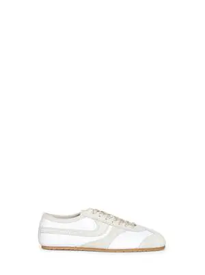 Dries Van Noten Suede Sneakers With Calf Leather Details - Multicolor