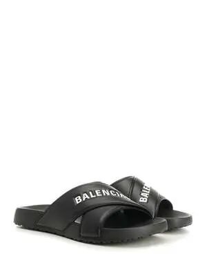 Balenciaga Sporty Pool Slides