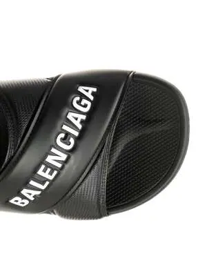 Balenciaga Sporty Pool Slides