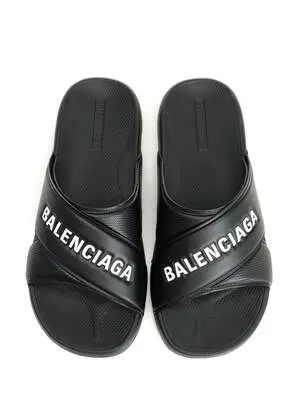 Balenciaga Sporty Pool Slides
