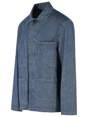JIL SANDER Denim Cotton Jacket - Blue