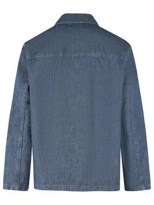 JIL SANDER Denim Cotton Jacket - Blue
