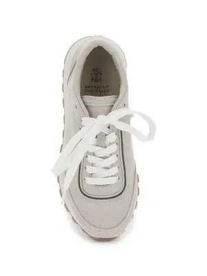 Brunello Cucinelli Leather Lace-up Sneakers