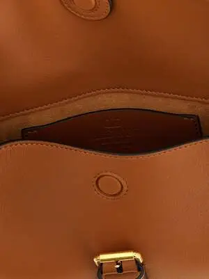 Valentino Garavani Small Flaneuse Shoulder Bag - Brown