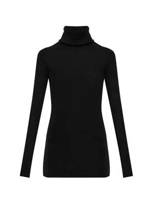 Rick Owens Wool Ribbed Turtleneck Sweater - Multicolor