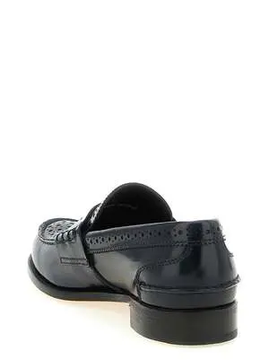 Church's Robin Leather Loafers With Brogue Detailing - Blue