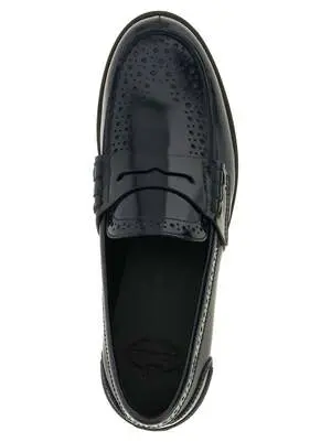 Church's Robin Leather Loafers With Brogue Detailing - Blue