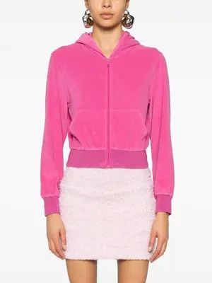 Balenciaga Zip Up Hoodie - Multicolor