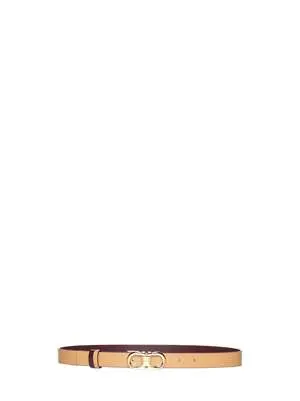 FERRAGAMO Reversible And Adjustable Gancini Belt - Multicolor
