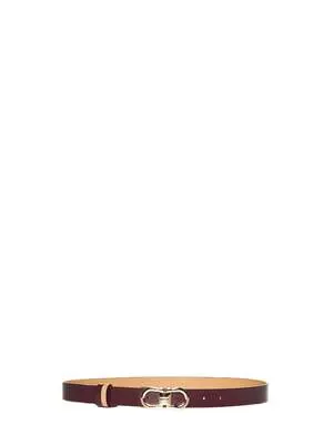 FERRAGAMO Reversible And Adjustable Gancini Belt - Multicolor