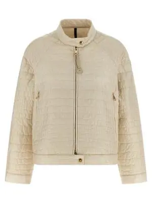 Moncler Aubrietaa Down Jacket - Cream