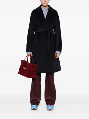 Max Mara Double-breasted Wool Coat - Multicolor