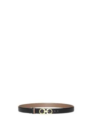 FERRAGAMO Gancini Reversible Leather Belt - Multicolor