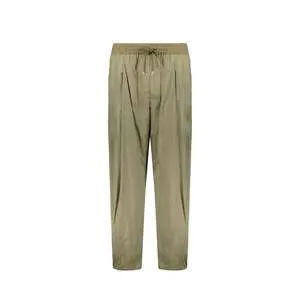 Herno Drawstring Elastic Waist Pants - Green