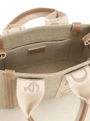 Chloé Small Woody Tote Bag - Cream
