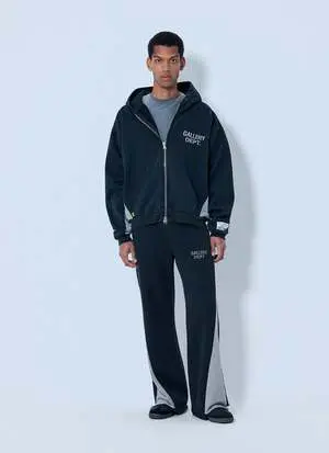 GALLERY DEPT. Zip-up Logo Hoodie - Black