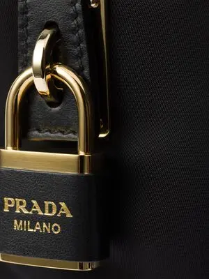 Prada Re-nylon And Leather Shoulder Bag - Multicolor