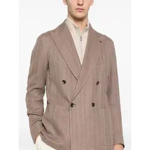 Tagliatore Double-breasted Blazer - Brown