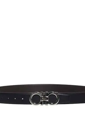 FERRAGAMO Reversible Gancini Belt - Multicolor