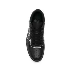 Amiri Studded Low-top Sneakers - Black