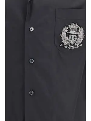 Dolce & Gabbana Hawaii Shirt In Cotton Poplin
