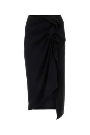 Dries Van Noten Ruffle Detail Skirt