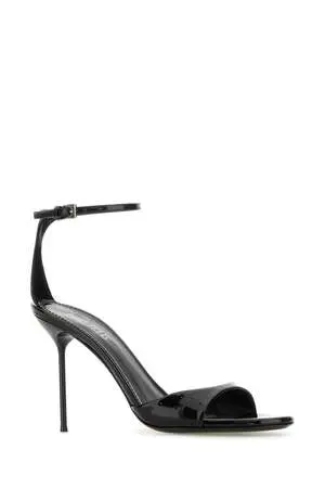 Paris Texas Leather Lidia Sandals - Black