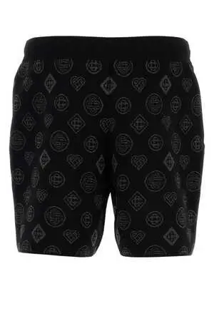 Casablanca Embroidered Stretch Jacquard Bermuda Shorts
