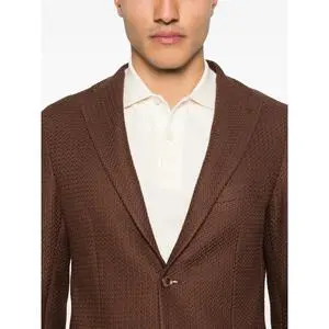 Tagliatore Textured Cotton Blazer