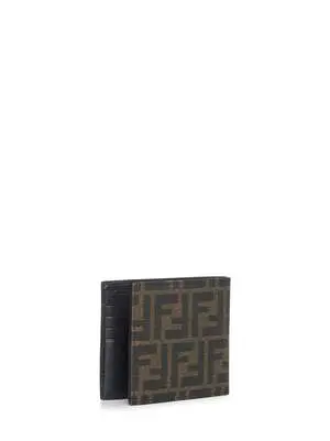 Fendi Ff Jacquard Wallet - Multicolor