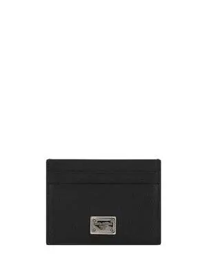 Dolce & Gabbana Leather Cardholder - Black