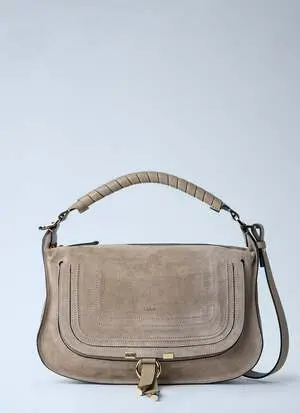 Chloé CHLOE Marcie Shoulder Bag Cream