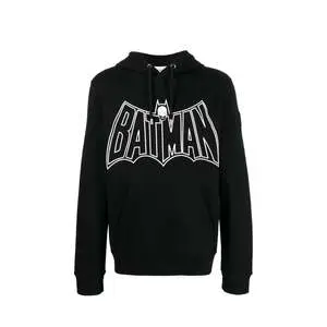 LANVIN Batman Graphic Hooded Sweatshirt - Black