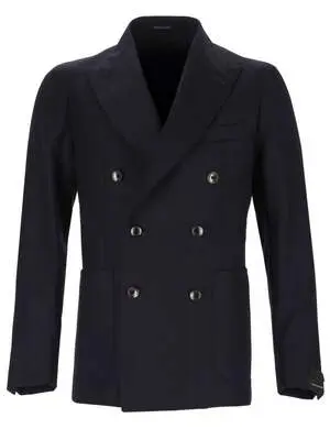 Tagliatore Montecarlo Double Breasted Jacket - Blue