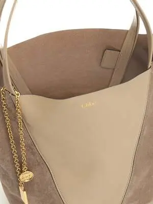 Chloé Spin Tote Bag - Brown