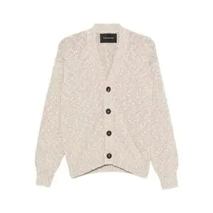 Tagliatore V-neck Cardigan - Cream