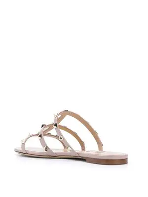 Valentino Garavani Rockstud Leather Sandals - Multicolor