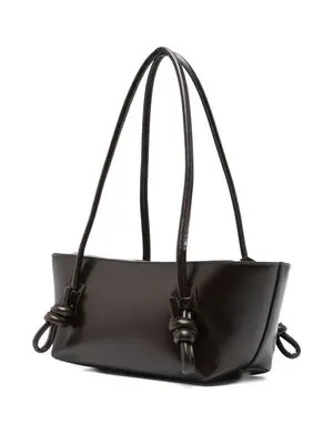 Hereu Fleca Leather Shoulder Bag With Knot Detail - Multicolor