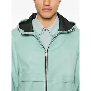 Tagliatore Hooded Leather Jacket
