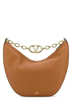 Valentino Garavani Medium Hobo Vlogo Moon Handbag - Brown