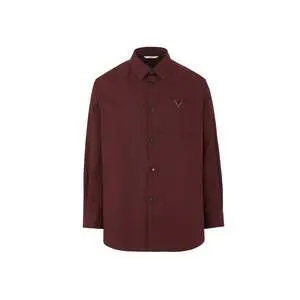 Valentino Garavani Cotton Shirt Jacket - Red