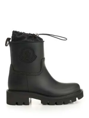 Moncler Kickstream Rubber Ankle Boots - Black