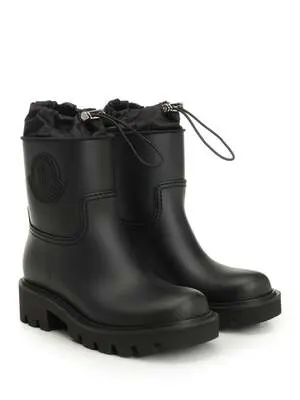 Moncler Kickstream Rubber Ankle Boots - Black