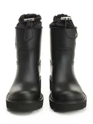 Moncler Kickstream Rubber Ankle Boots - Black