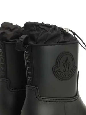Moncler Kickstream Rubber Ankle Boots - Black