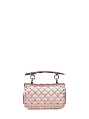 Valentino Garavani Rose Cannelle Rockstud Spike Small Crossbody Bag