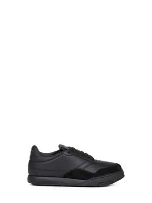 Givenchy Black Leather And Suede Sneakers - Multicolor