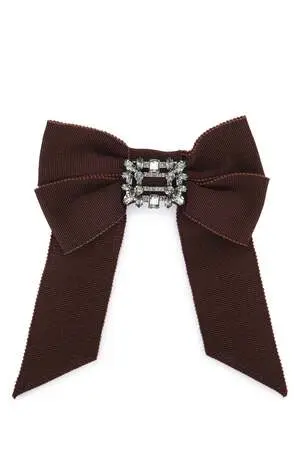 ROGER VIVIER Rv Broche Hairclip Ribbon - Multicolor