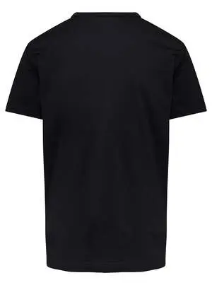 Dolce & Gabbana T-shirt With Logo Tag Detail On The Front In Cotton